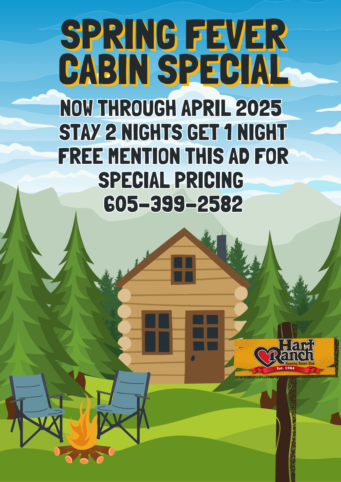 Campground Map | Hart Ranch Resort | Black Hills